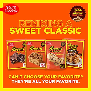 Betty Crocker REESE'S Peanut Butter Coffee Cake Mix with Brown Sugar Streusel Topping, 14.2 oz