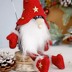 12Pcs Gnome Beards for Crafting Faux Fur Fabric Precut Gnomes Beards Handmade 12 Pieces Wood Balls for Halloween Christmas Craft Supplies White