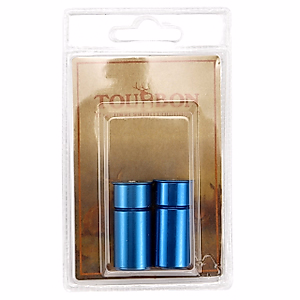 TOURBON Hunting Aluminum Shotgun 12 Gauge Snap Cap -Blue (Pack of 2 Pieces)