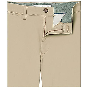Amazon Essentials Men's Skinny-Fit Casual Stretch Chino Pant, Khaki Brown, 28W x 30L