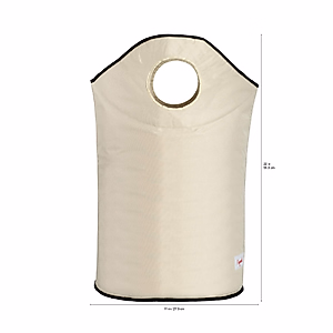 3 Sprouts Baby Laundry Basket for Nursery - Hamper with Handles/Lid, Large Storage Basket, Toy Bin, Room Decor - Kids Hamper, Baby Clothes Storage Organizer, Goat