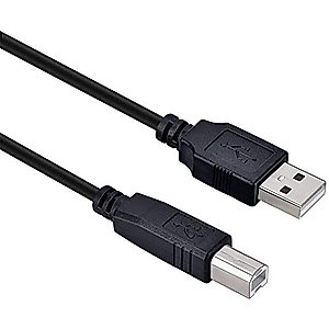 DJ Controller USB Cable USB 2.0 Cord Compatible for Pioneer DJ DDJSB3,DDJ-400,DDJ-SX3,DDJ-800,DDJ-SR2,DDJSR,DDJRR,DDJ200,DDJ1000SRT,DDJ-WeGO4-K,XDJ-RX2,DDJ-200
