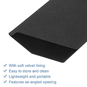 uxcell 2Pcs Knife Edge Guards 7.5"x3.5" ABS Knife Cover Sleeves Knife Case Blade Protector Universal Knife Sheath for Home Kitchen Knife