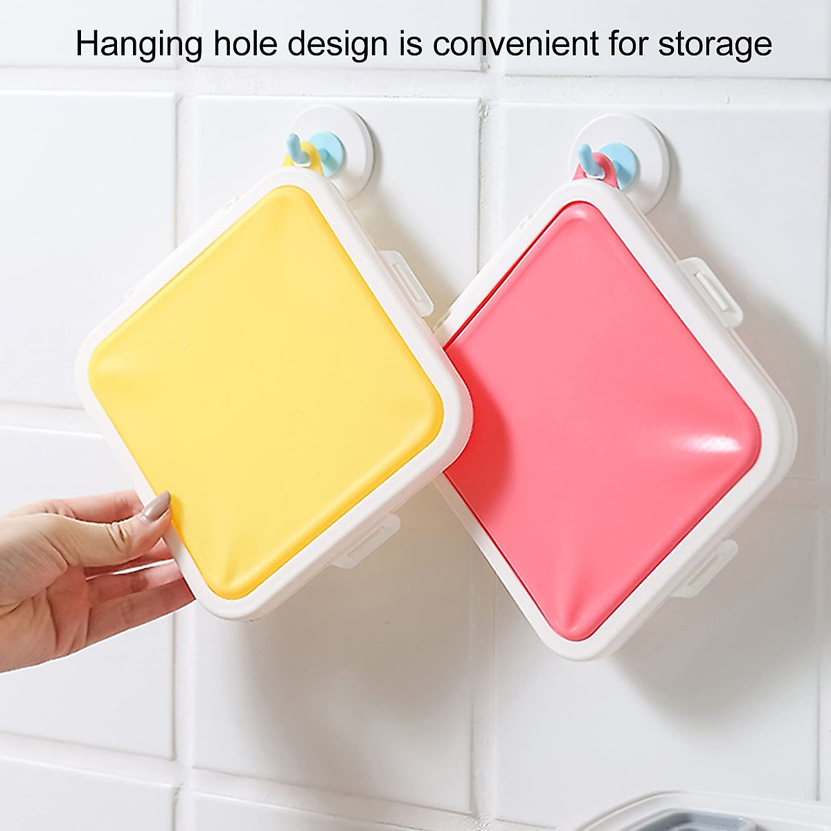 Sandwhich Containers, Portable Sandwiches Storage Box Reusable Sandwich Food Storage Containers Sandwich Box For Kids Adults(Red)