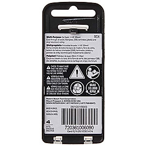 Roto Zip SC4 1/8-Inch Zip Bit for Wood and Plastic, 4-Pack