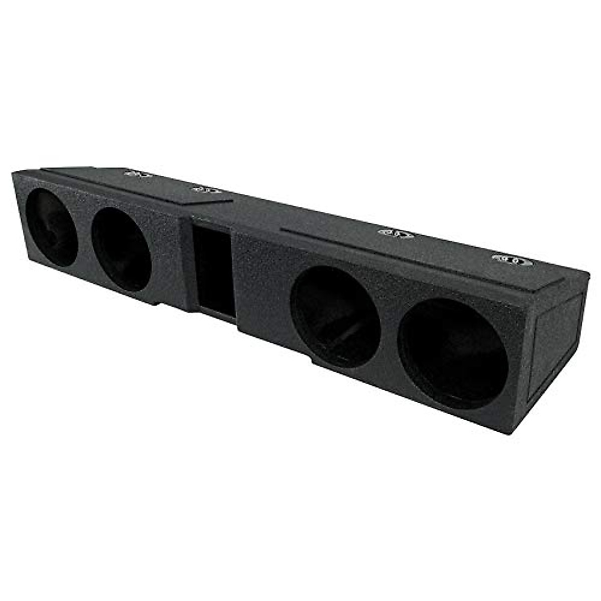 Rockville Quad 8" Sub Box for 2009-2020 Ford F150 Super Crew+2017-2020 F250/350