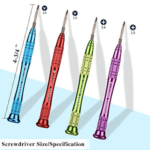 Triwing Screwdriver, Repair Kit Compatible for GameCube Game Boy Nintendo 3DS & 2DS 64 DS NES Super Nintendo Wii Wii U Switch Consoles and Controllers