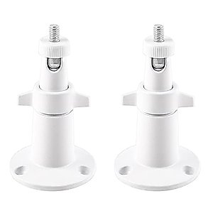 Security Camera Universal Mounting Bracket,Adjustable Indoor/Outdoor Security Wall Metal Bracket, Compatible with Arlo Pro/Pro 2/Pro 3/Pro 4/Ultra/Ultra 2, & with Ring Stick Up Cam Battery (2 Pack)