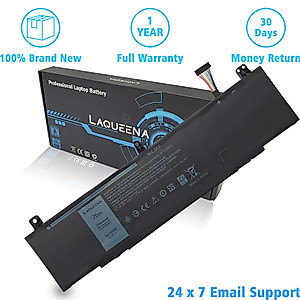 LAQUEENA TDW5P Laptop Replacement Battery for Dell Alienware 13 R3 ALW13C D1738 D2718 D2728 D2738 D2838 D2508 D2503S D2506S D2715S Series Notebook Black V9XD7 0V9XD7 4RRR3 04RRR3 JFWX7 0JFWX7 15.2V