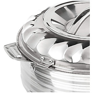 Vinod 4-Piece Insulated Casserole Food Warmer/Cooler Hot Pot Gift Set, 4000mL+5000mL+7500mL+10000mL, Stainless Steel