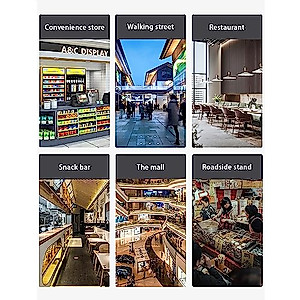 Commercial Deep Fryer, Deep Fryer Pot with Basket, for Restaurants, Supermarkets, Fast Food Restaurants, Snack Bars