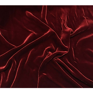 Iridescent Brick Red - Silk Velvet Fabric