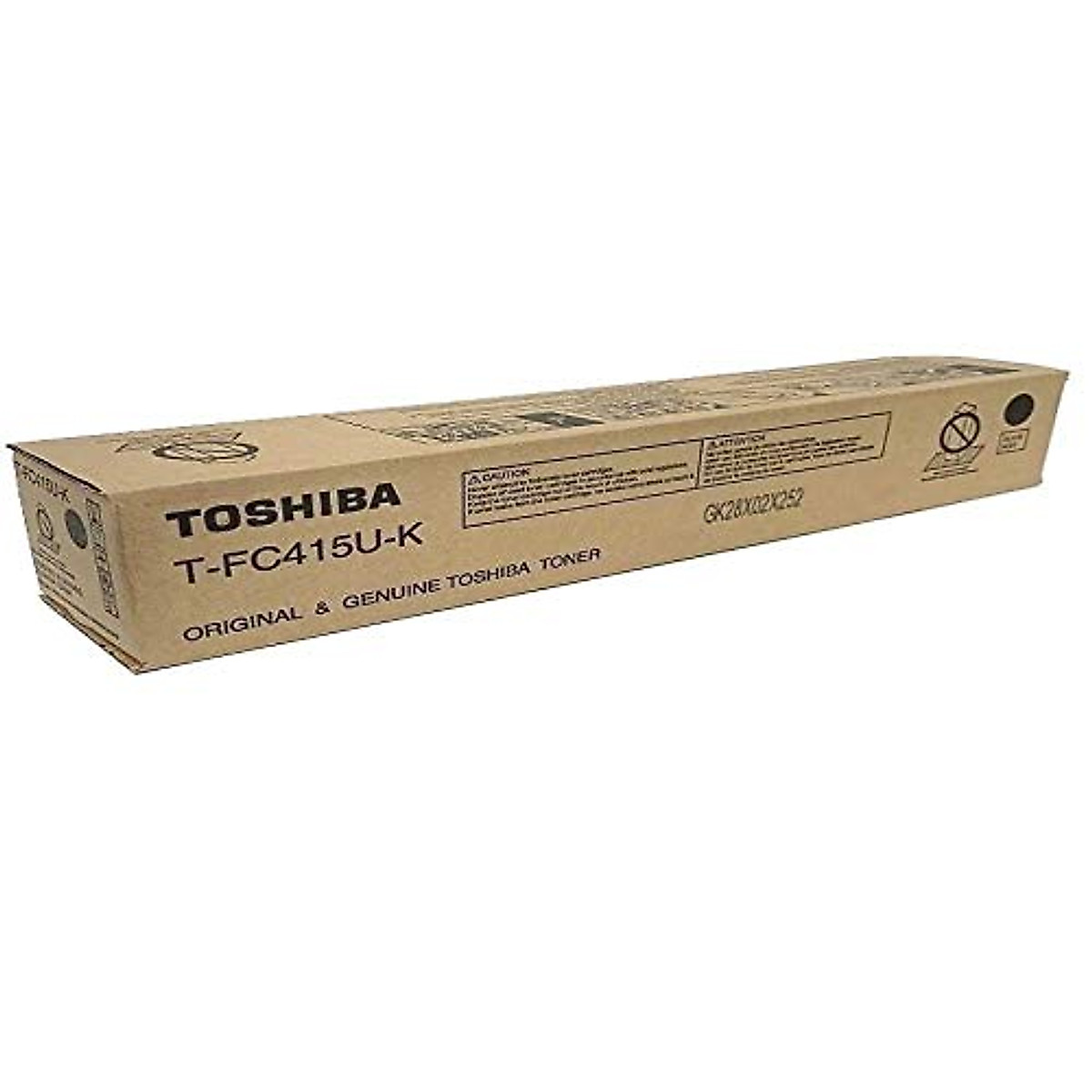 Toshiba T-FC415U-K T-FC415U-C T-FC415U-M T-FC415U-Y e-Studio 2515 3015 3515 4515 5015 Toner Cartridge Set (Black Cyan Magenta Yellow, 4-Pack) in Retail Packaging