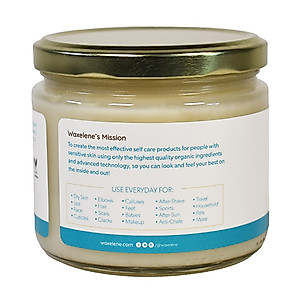 Waxelene Original Aerated Balm Large Jar, Organic Multipurpose Ointment the Petroleum Jelly Alternative Eczema Dry Sensitive Skin Face Moisturizer