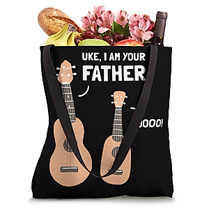 Uke I Am Your Father Ukulele Guitar Music Tote Bag