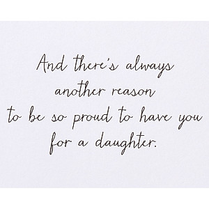 American Greetings Birthday Card for Daughter (Thankful)