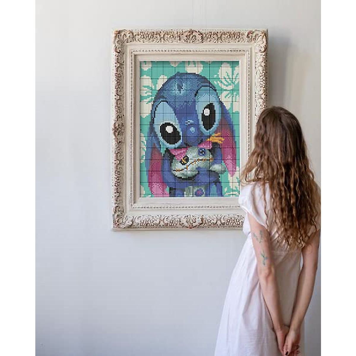 LWZAYS Cross Stitch Kits Counted Cross Stitch Kits 6 Pack Stamped Cross-Stitch Needlepoint Counted Kits Beginners,Embroidery Kit Arts and Crafts for Home Decor(11CT Cartoon)