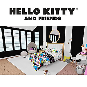 Franco Sanrio Hello Kitty & Friends Bedding 7 Piece Super Soft Comforter and Sheet Set with Sham, Full, (100% Official Licensed Product) Collectibles