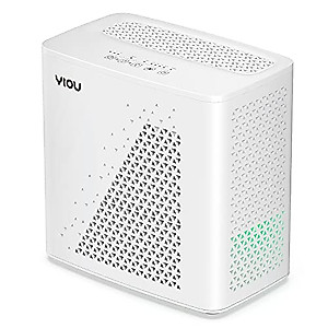 YIOU Air Purifier for Home Large Room up to 547 ft², H13 True HEPA Air Filter 20dB Air Cleaner Odor Eliminator for Allergies Smoke Dust Pollen, White