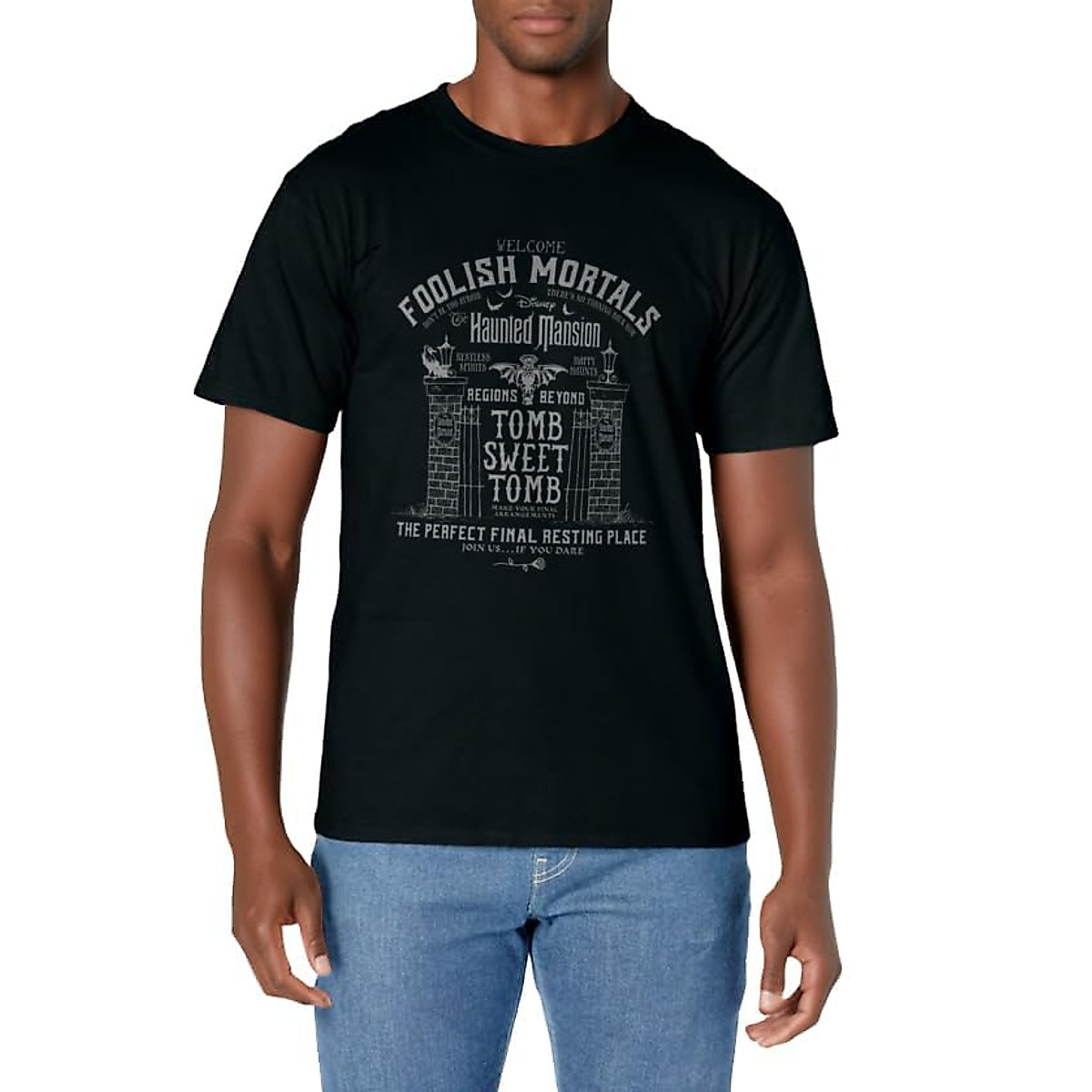 The Haunted Mansion Tomb Sweet Tomb Welcome Mortals Poster T-Shirt