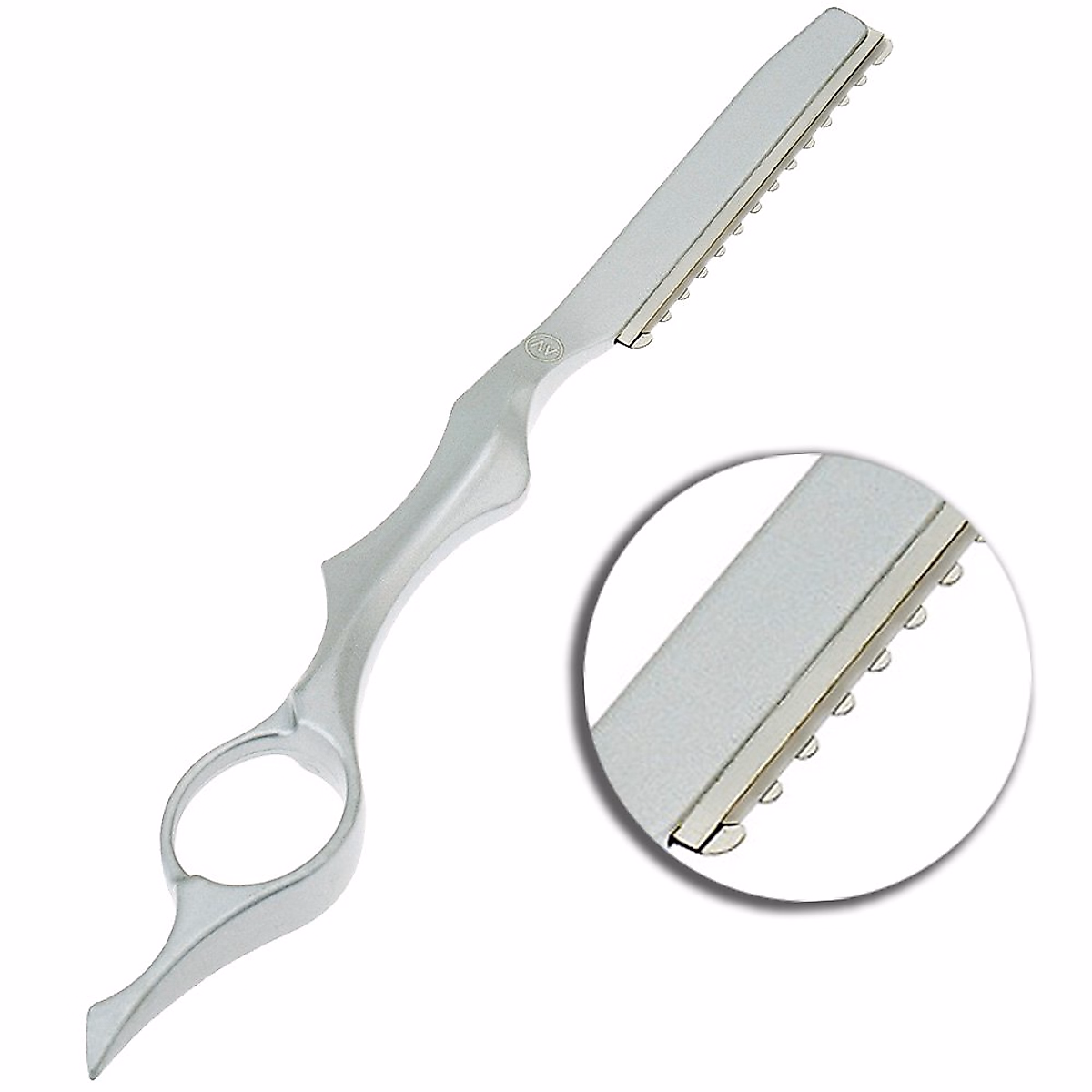 Barber Supplies Hair Tools Feather Styling Hair Cutting Razor Grip Handle Stainless Steel Razor Blade for Professional Look and Styling