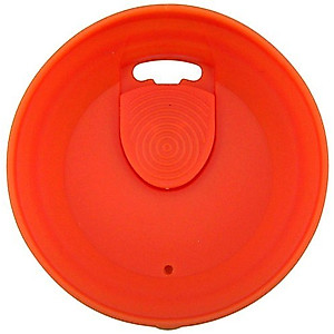 Replacement Lid Top for Vino2Go or Vino2Go XL Adult Sippy Cup Wine Glass Tumbler (Orange)