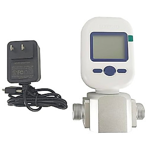 BHYIQI Gas Mass Flow Tester Mass Air Flowmeter with Range 0 to 250L/Min Precision 士2.0+0.5FS% LCD Display 12 mm Tube Diameter