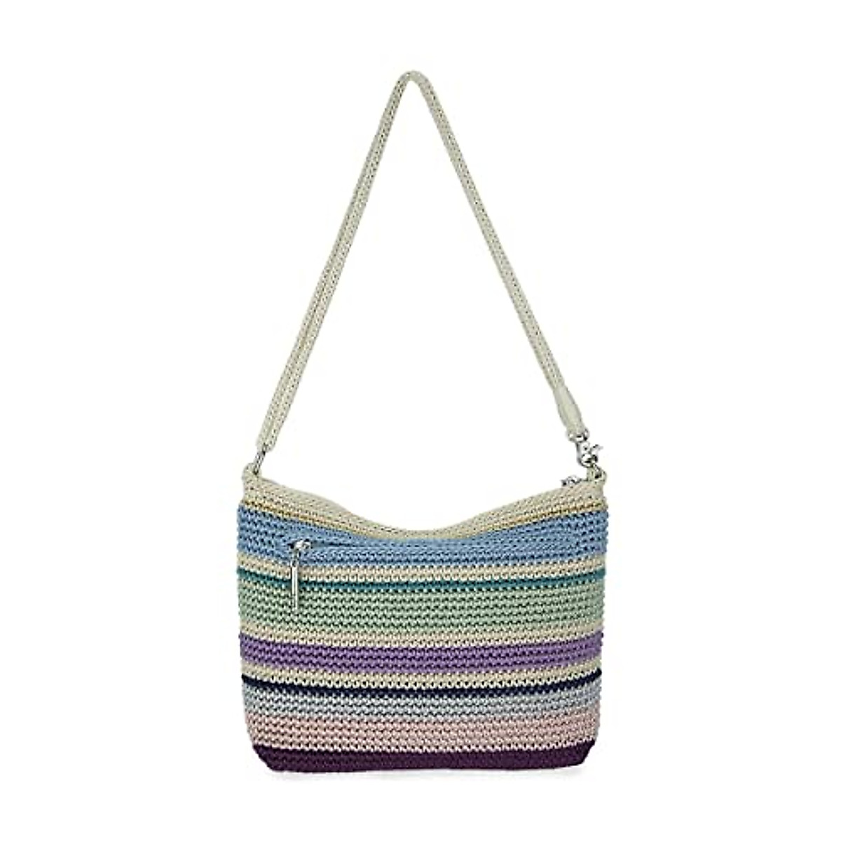 The Sak womens Hand-crochet 3-in-1 Lumi Hand Crochet 3 in 1 Crossbody, Mendocino Stripe, One Size US
