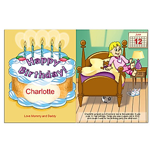 Personalized Paperback Children’s Birthday Book with Unique Name, Hair Color, Gender, and More