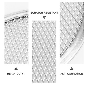 Hemoton Metal Pizza Pan Oven Baking Tray Net Pizza Screen 12 Inch Pizza Trays for Oven Pizza Pan Oven Kitchen Baking Tray Pizza Screen 14 Inch Metal Pizza Screen Non- Accessories Steel