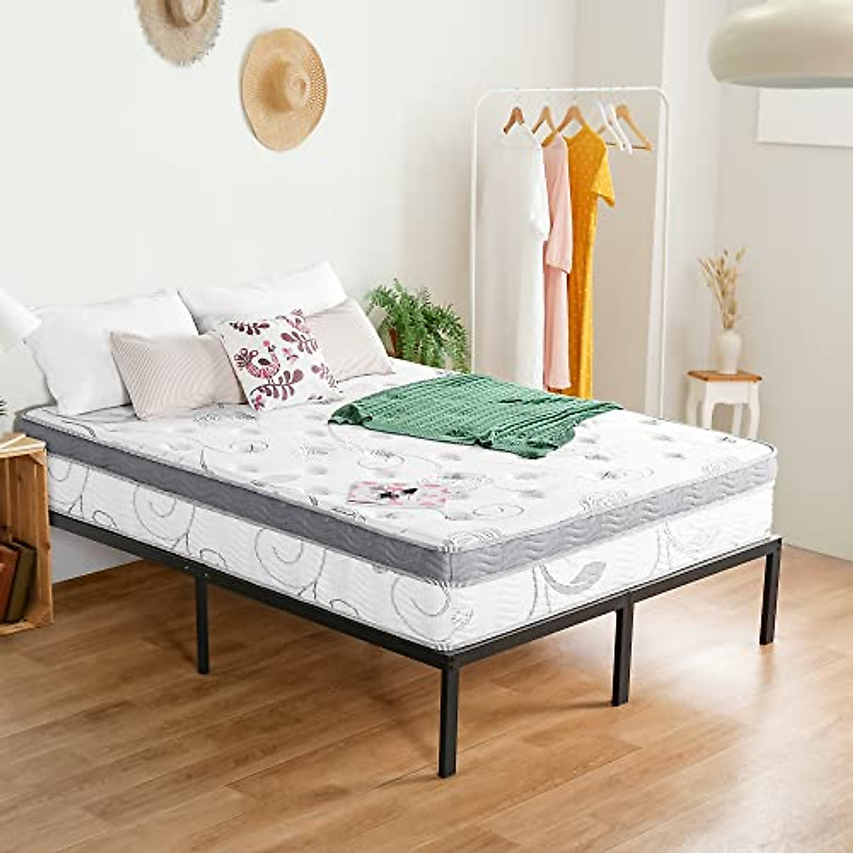Overstock Sleeplanner 12-inch Hybrid Memory Foam Innerspring Mattress Queen