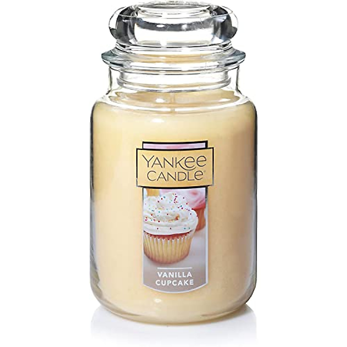 Yankee Candle Fresh Cut Roses and Vanilla Cupcake Scented 22oz Large Jar Candles (2-Pack)