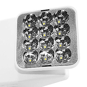 LFI Lights - UL Certified - Hardwired LED Standard Emergency Light - Square Head - EL2WBB