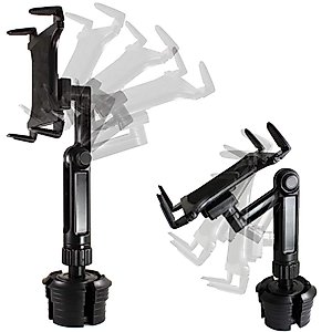ChargerCity LongArm Xtreme Tablet Beverage Drinks Cup Holder Mount for All Tablet Like Apple iPad PRO Air Mini Galaxy Tab Surface Pro Slate