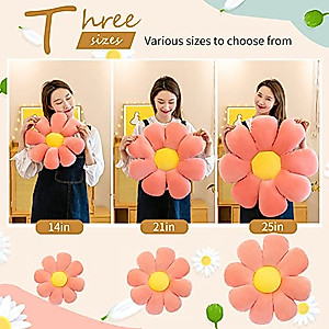 YesMora Flower Pillow Flower Floor Pillow Flower Shaped Pillow Flower Decorative Pillows Daisy Floor Pillow Flower Cushions