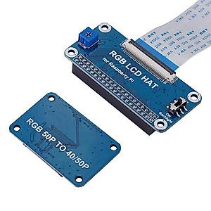 ASHATA 50Pin to 40Pin DPI Driver RGB LCD Driver Board for, Tablet PC Computer Replacement Part Component