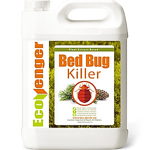 EcoRaider Bed Bug Killer Spray 1 Gallon Jug, Green + Non-Toxic, 100% Kill + Extended Protection