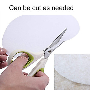 36 Sheets Kitchen Food Oil Absorption Paper Food Oil Blotting Paper Baking Papers Oil-absorption Food Grade Health Oil Filter Paper Kitchen Oil Blotting Sheets Round 7.87"