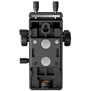 Laser Level Wall Mount Fine-tuning Bracket - ACTBOT Laser Level Line Tool Adapter 360° Magnetic Pivoting Base Tile Floor Multi-Line Point Laser L-Bracket Holder Universal 1/4" Tripod Mountable Stand