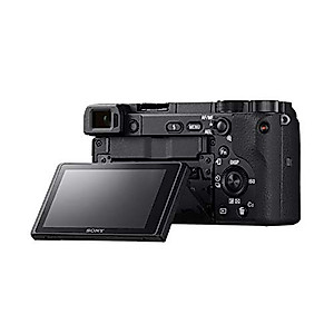 Sony Alpha a6400 Mirrorless Camera: Compact APS-C Interchangeable Lens Digital Camera with Real-Time Eye Auto Focus, 4K Video, Flip Screen & 18-135mm Lens - E Mount Compatible Cameras - ILCE-6400M/B