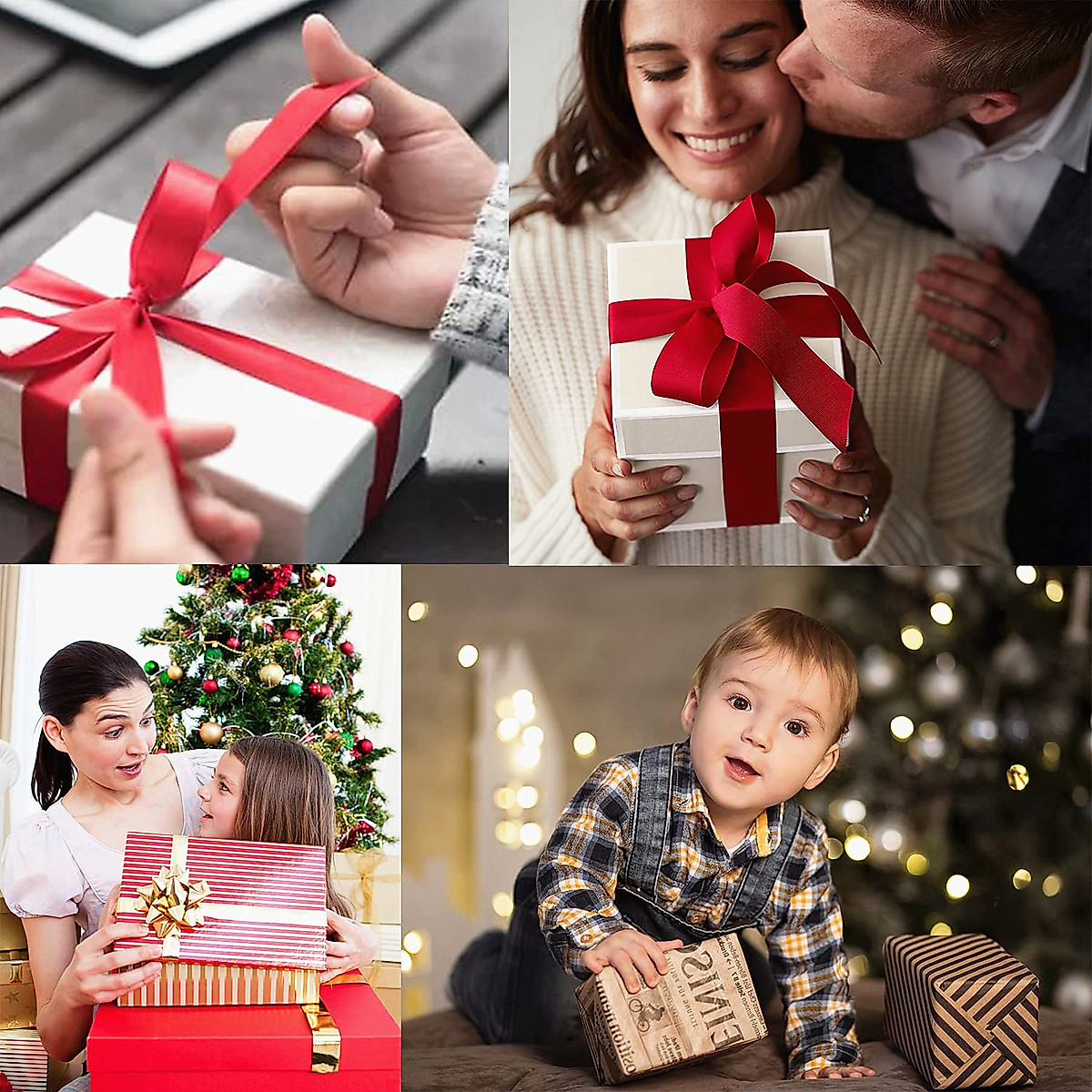 Huacan Christmas Cards 5D DIY Diamond Painting Round Drill Greeting Thank You Cards Creative 8 Packs