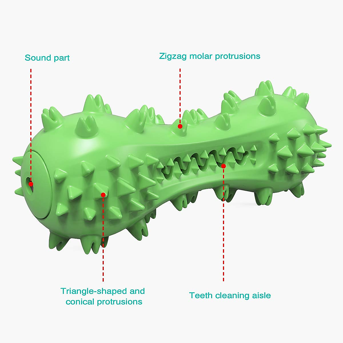 Averxia - Dog Toys, Squeaky Dog Toy, Puppy Chew Toys for Teething, Dog Toys for Aggressive Chewers - for Small, Medium, Large Dogs