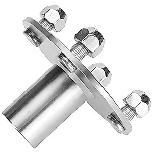 GREHUA Sprocket Axle Brake Hub Adapter 4" x 4" with 2-3/4" Hub 1/4" Keyway and 1" Bore to 3/4" Step Down for Predator 212cc 196cc 6.5Hp Dune Buggies Drift Trike Heavy Duty Go Kart Cart Parts Racing