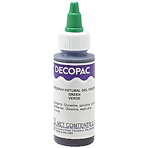 DecoPac Green All-Natural Premium Gel Color 2oz