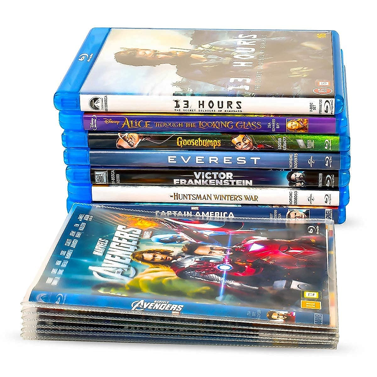 Tarifold Blu-Ray Disc Protective Sleeve with Closing Flap and Space for Cover – 50/Pack (10283)