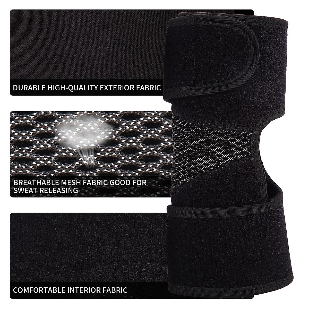 Diyukk Adjustable Elbow Brace - for Tendonitis and Tennis Elbow-Elbow Sleeve Weightlifting-Elbow Support Brace for Left & Right Arm - Arm Brace for Bursitis