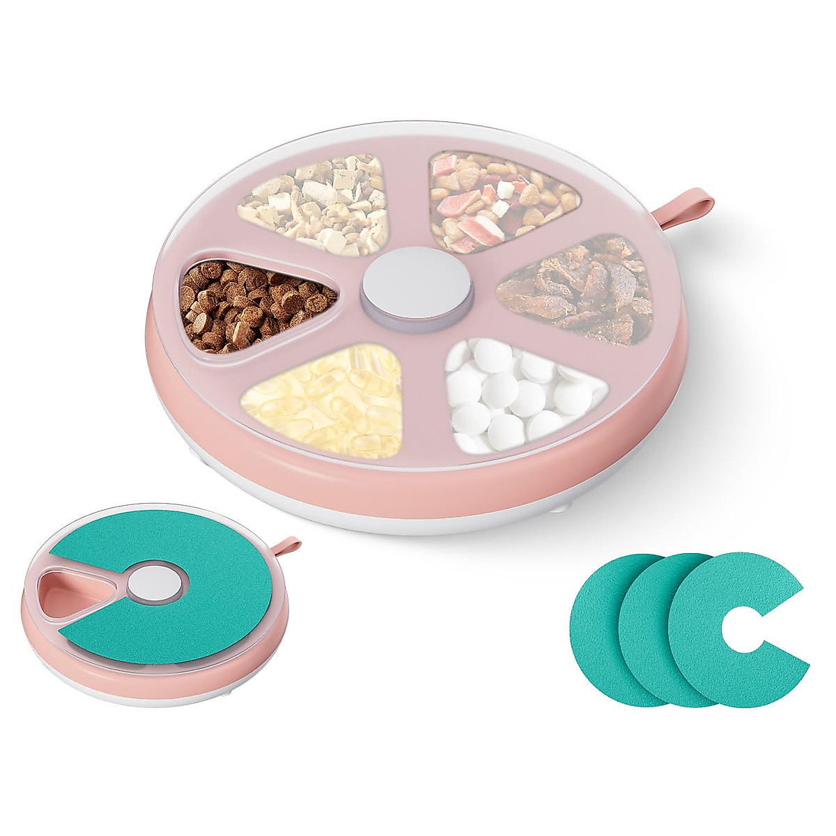 BETOPET Dog Nail Scratch Board with 3 File Papers, Multifunctional Scratch Pad & Treat Puzzle Feeder