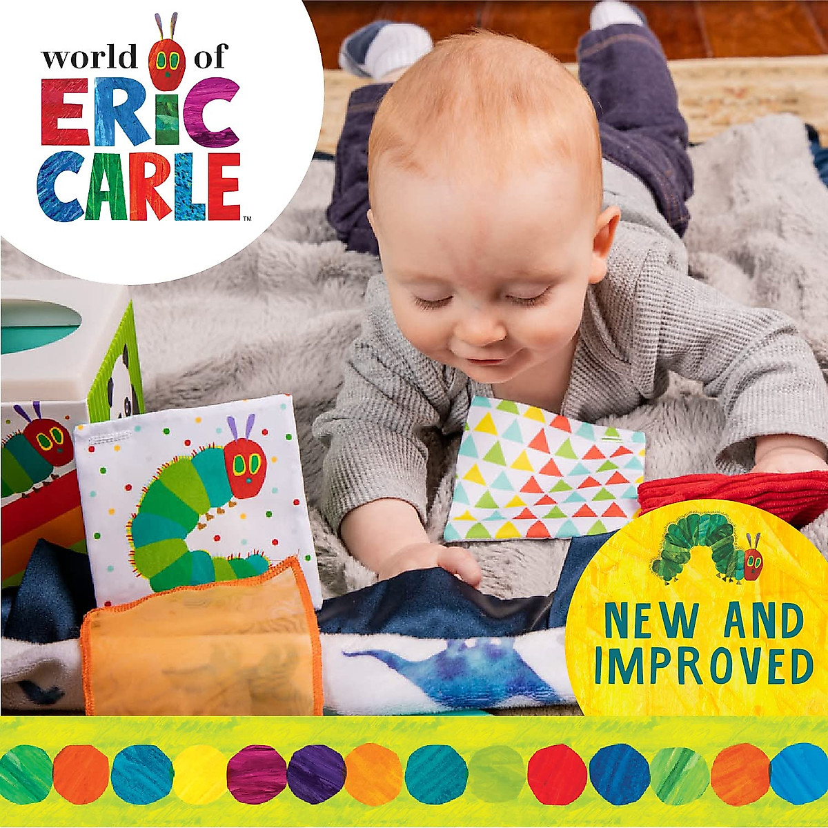 Kids Preferred World of Eric Carle Montessori Tissue Box Sensory Toy