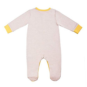 Disney Winnie the Pooh Boys’ Long Sleeve Romper and Hat Set for Newborn – Yellow/Beige or Orange