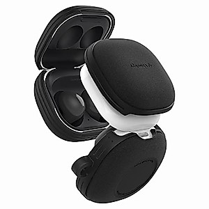 Caseology Vault Designed for Galaxy Buds 2 Pro Case (2022) Compatible with Buds 2 (2021) Buds Pro (2021) Buds Live (2020) - Matte Black